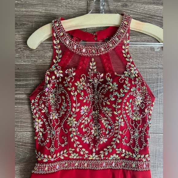 studio17 | Dresses | Beautiful Sequined Red Prom Dress | Poshmark